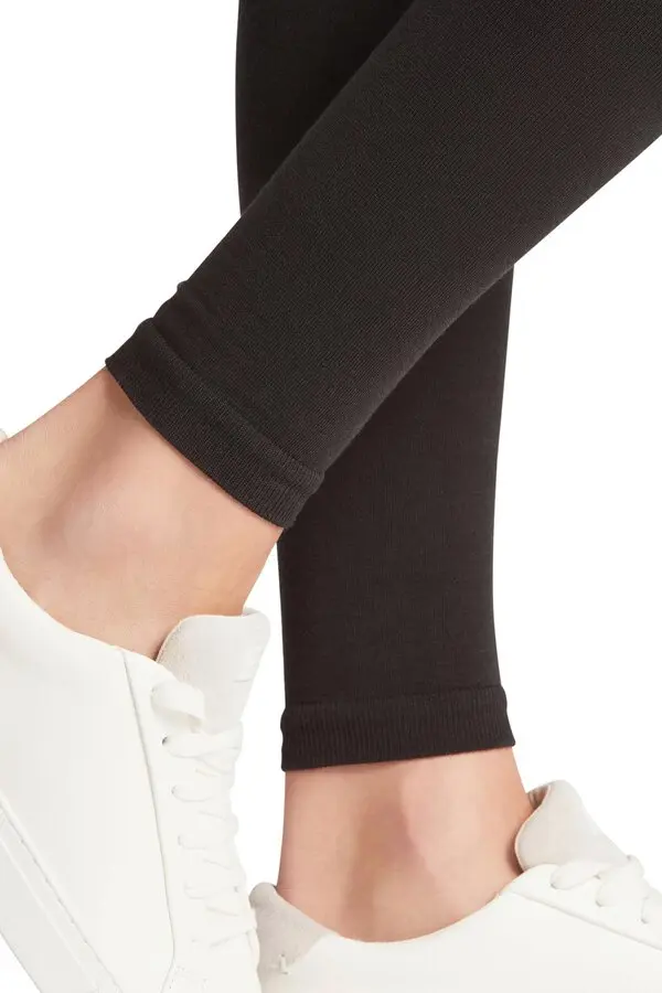 Falke Softmerino Leggings - Black