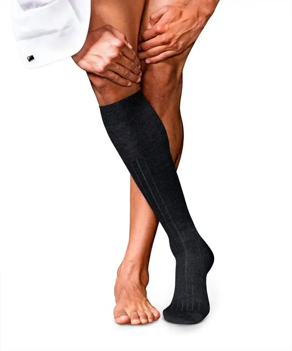 Falke No. 2 Finest Cashmere Knee-high Socks - Grey