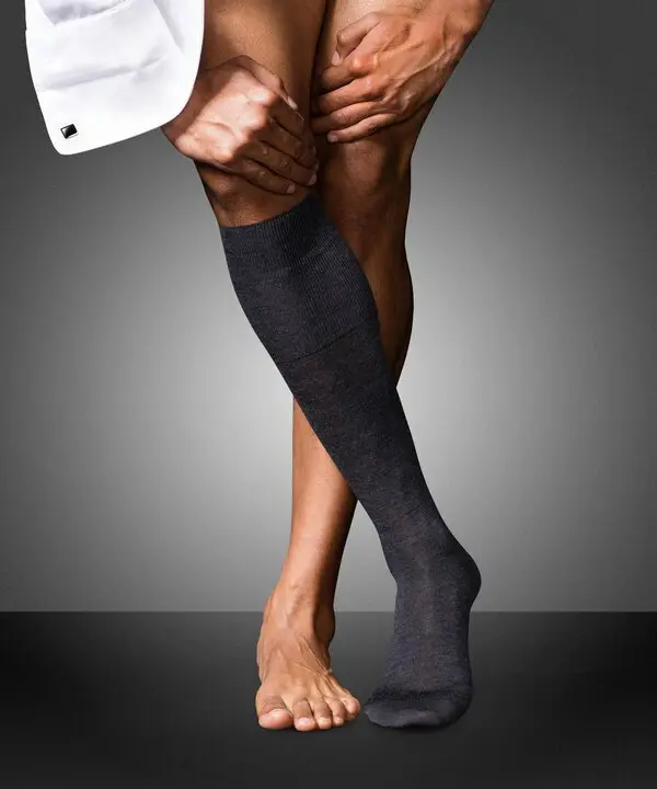 Falke Finest Merino & Silk Socks - Grey