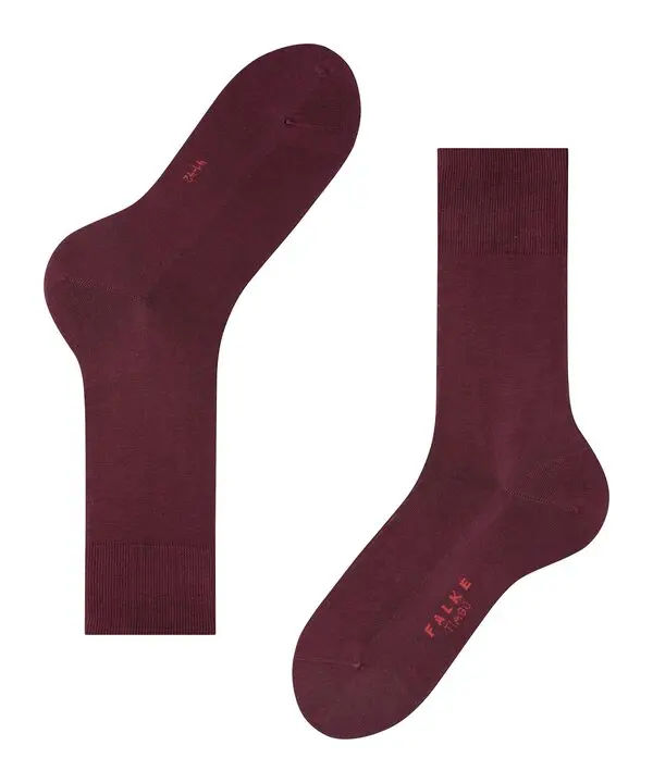 Falke Tiago Cotton Dress Socks - Red