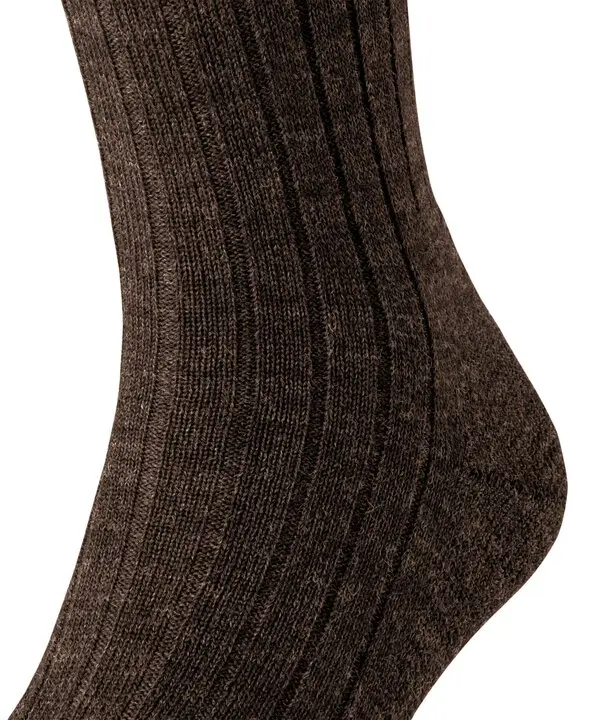 Falke Knee-high Ribbed Merino Wool Socks - Brown