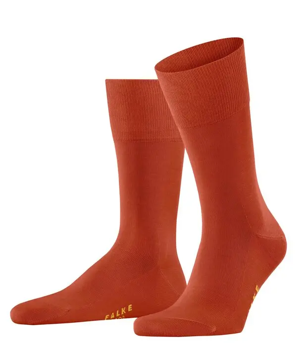 Falke Tiago Cotton Dress Socks - Orange