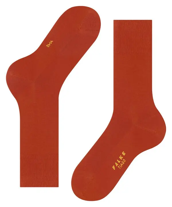 Falke Tiago Cotton Dress Socks - Orange