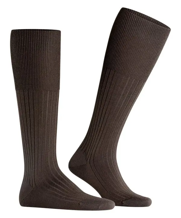 Falke Bristol Pure Merino Wool Ribbed Knee-high Socks
