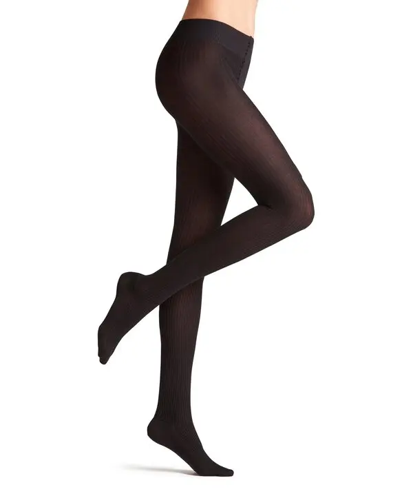 Falke Family Rib Tights - Black