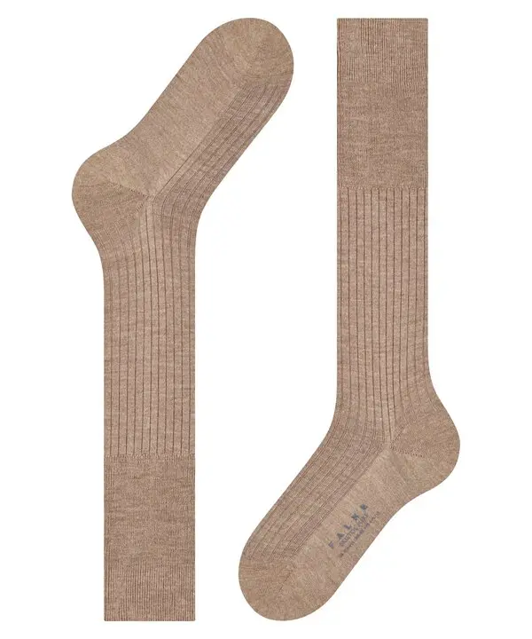Falke Bristol Pure Knee High Ribbed Merino Wool Socks