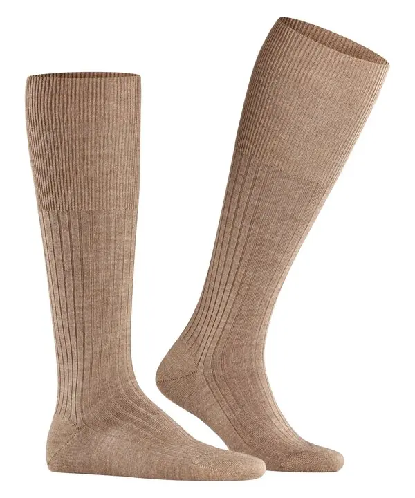 Falke Bristol Pure Knee High Ribbed Merino Wool Socks