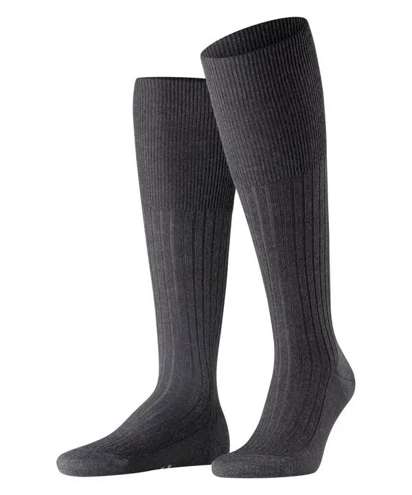 Falke Bristol Pure Knee High Socks - Grey