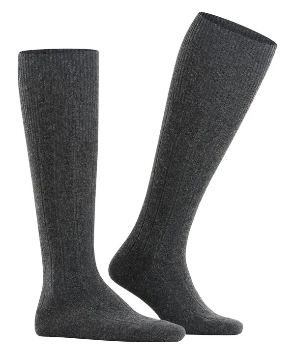 Falke Lhasa Rib Knee-high Socks - Grey