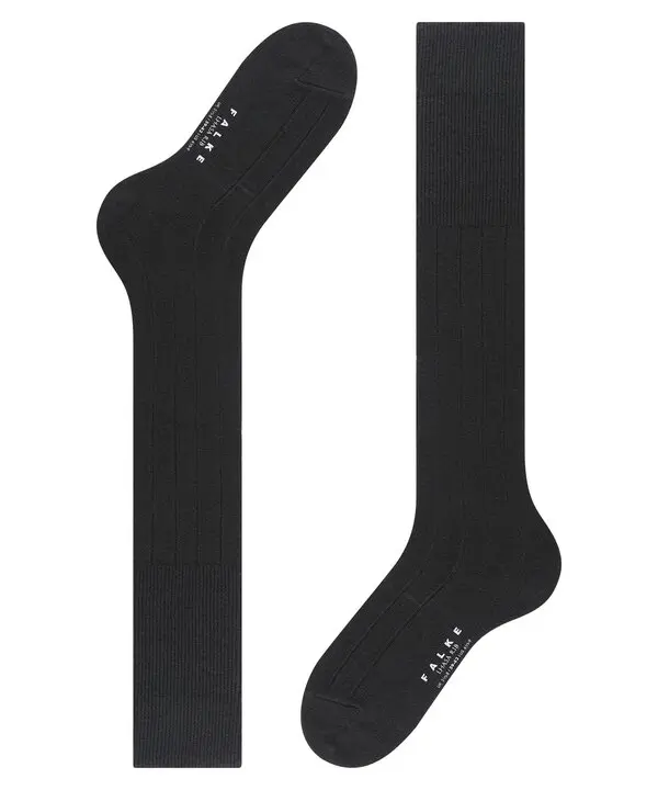 Falke Lhasa Rib Knee High Socks - Black