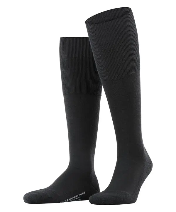 Falke Airport Plus Knee-high Socks - Black