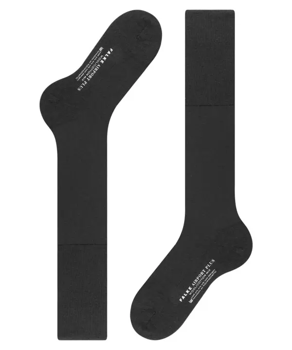 Falke Airport Plus Knee-high Socks - Black