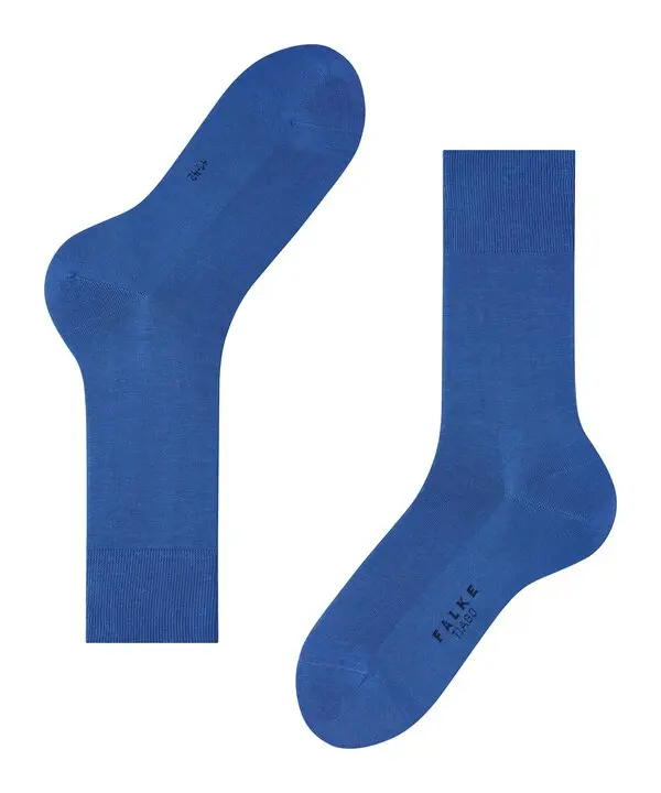 Falke Tiago Cotton Dress Socks - Blue