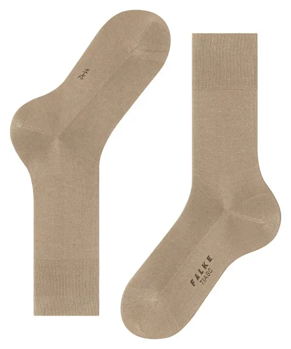 Falke Tiago Cotton Dress Socks - Beige