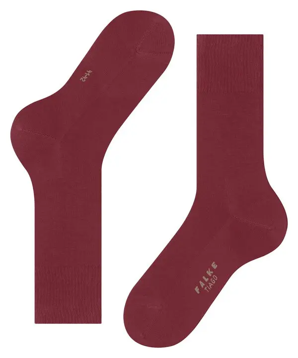 Falke Tiago Cotton Dress Socks - Red