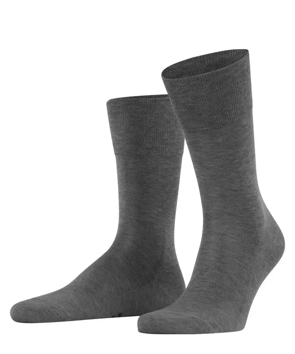 Falke Tiago Cotton Dress Socks - Grey