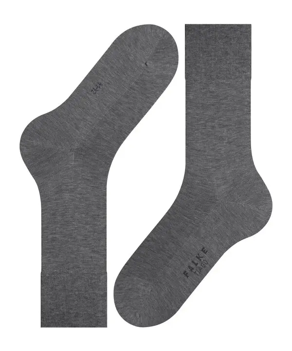 Falke Tiago Cotton Dress Socks - Grey