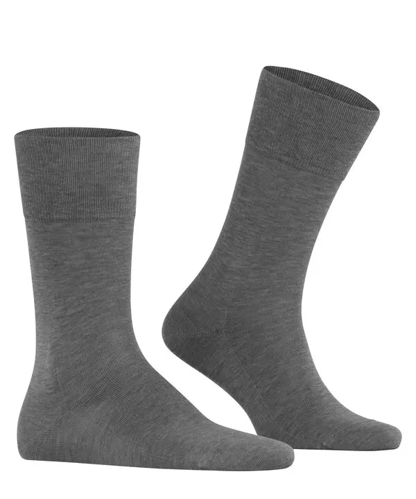Falke Tiago Cotton Dress Socks - Grey