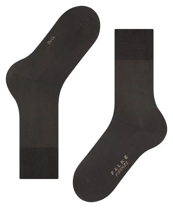 Falke Firenze Mercerised Cotton Socks - Brown