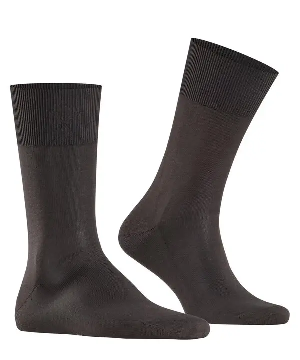 Falke Firenze Mercerised Cotton Socks - Brown