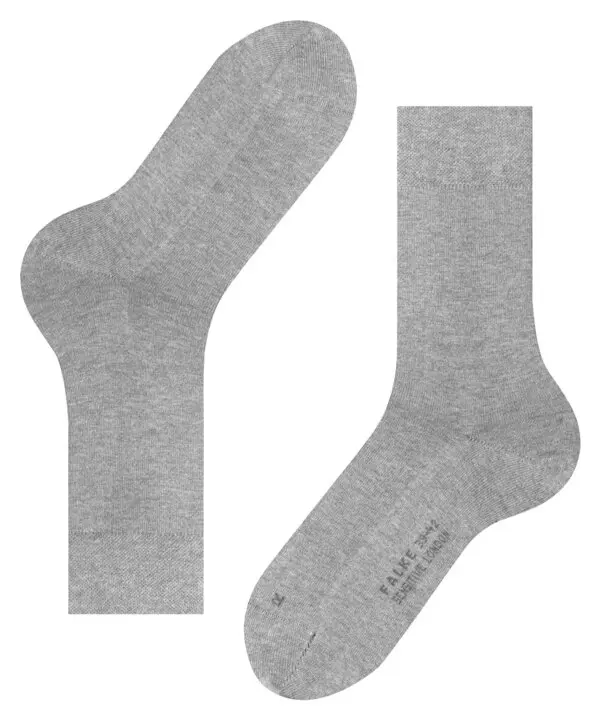 Falke Sensitive London Crew Socks - Grey