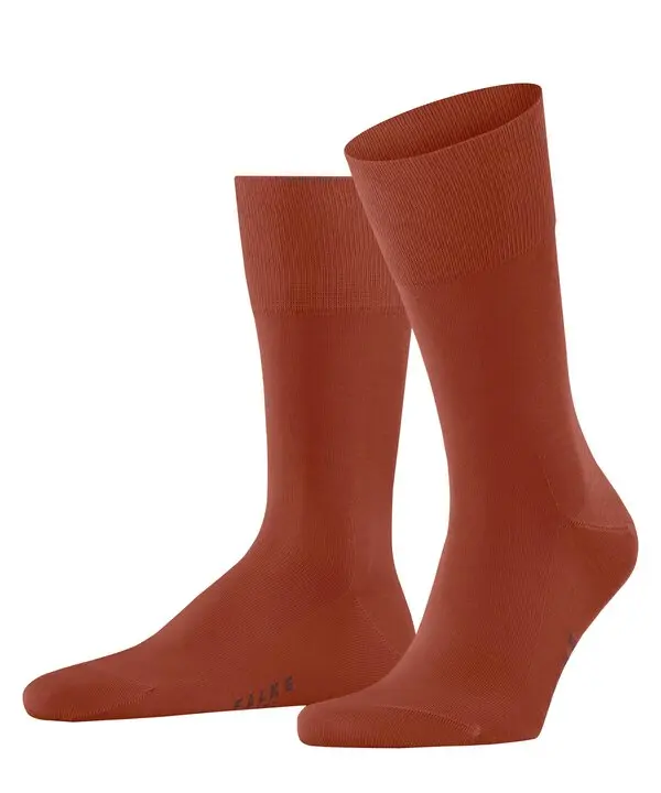 Falke Tiago Cotton Dress Socks - Orange