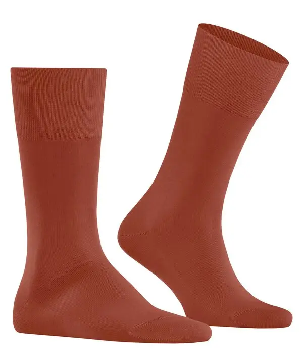 Falke Tiago Cotton Dress Socks - Orange