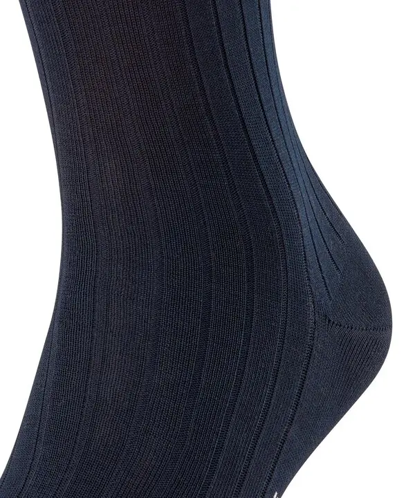 Falke Milano Ribbed Cotton Socks - Blue