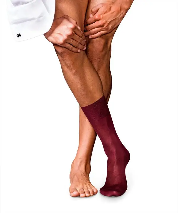Falke No. 4 Pure Silk Socks - Red
