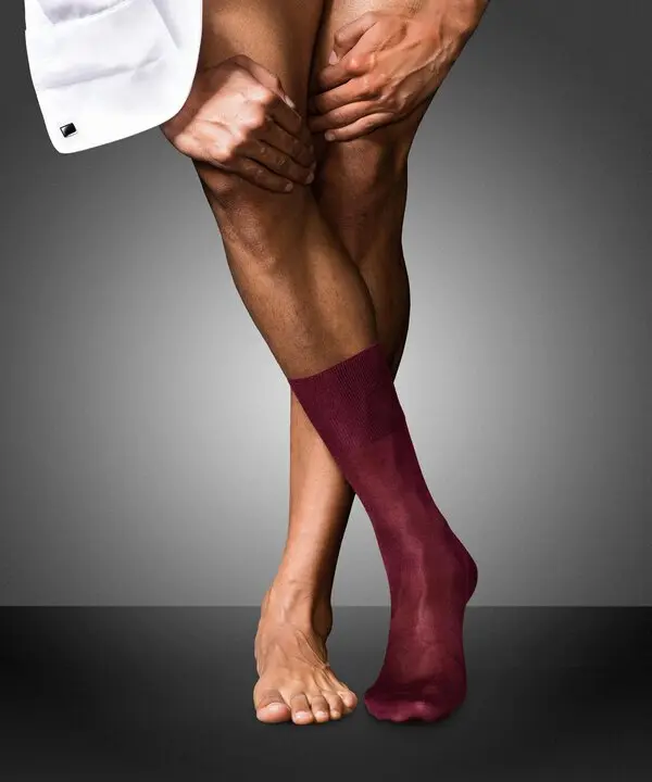 Falke No. 4 Pure Silk Socks - Red
