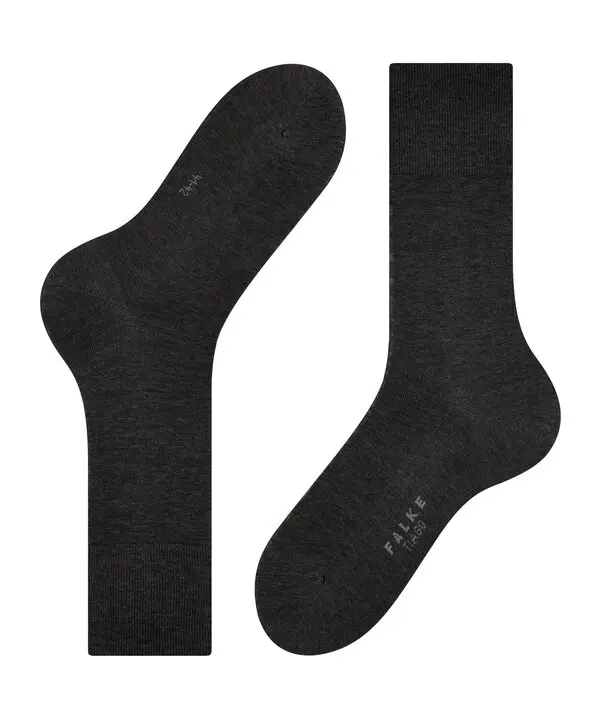 Falke Tiago Cotton Dress Socks - Grey
