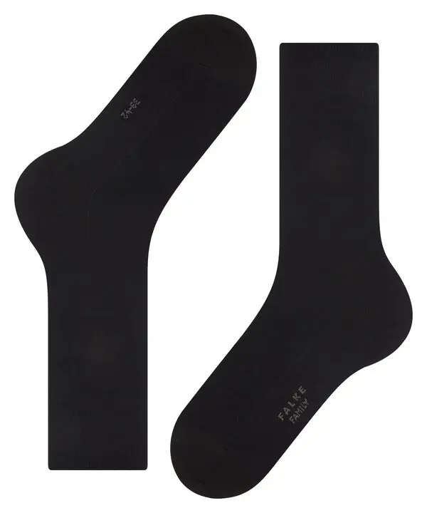 Falke Family Crew Socks - Black