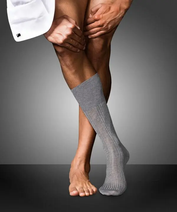 Falke No. 10 Pure Fil D'écosse Ribbed Dress Socks
