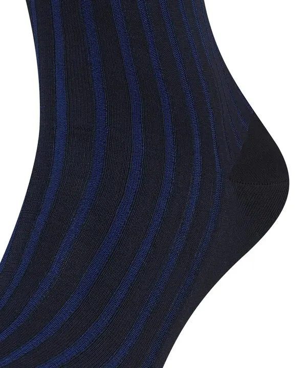 Falke Shadow Ribbed Dress Socks - Blue