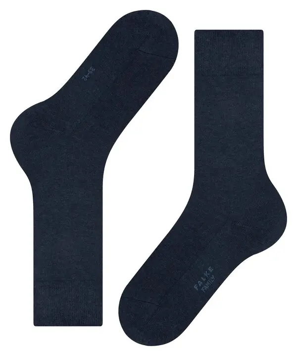 Falke Family Ribbed Crew Socks - Blue