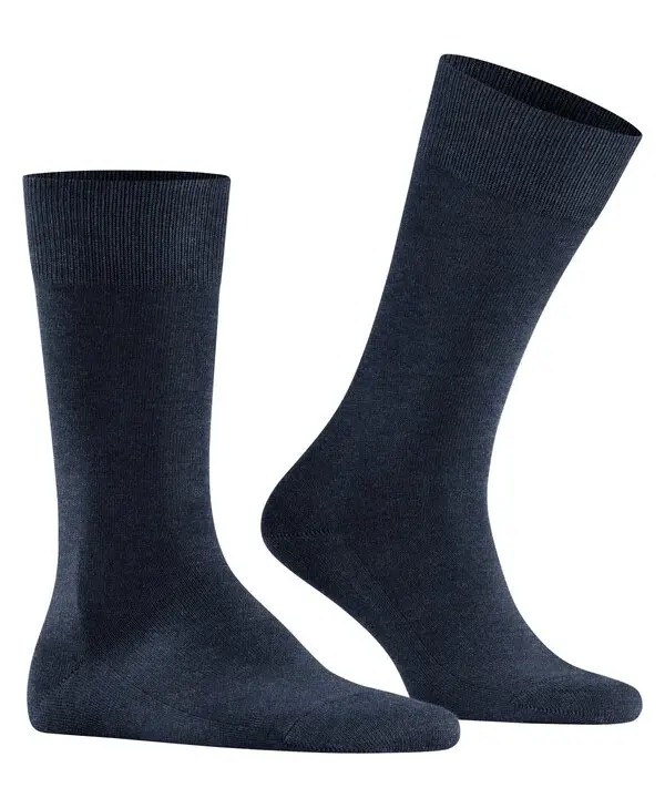 Falke Family Ribbed Crew Socks - Blue