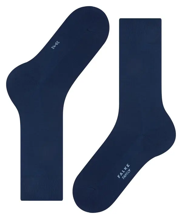 Falke Family Ribbed Crew Socks - Blue