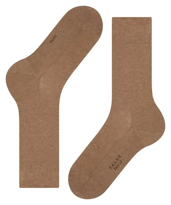 Falke Family Crew Socks - Brown