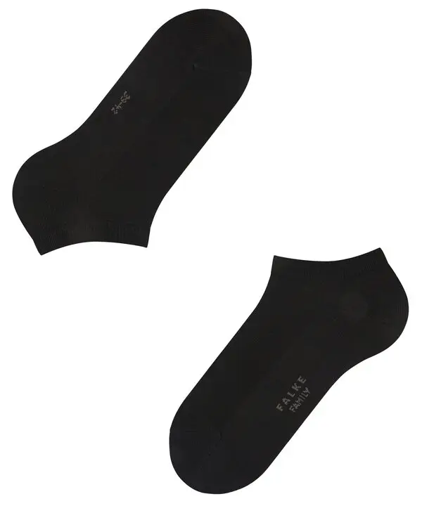 Falke Family Ankle Socks - Black