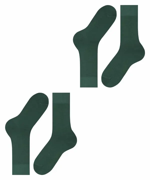 Falke Happy 2-pack Crew Socks - Green