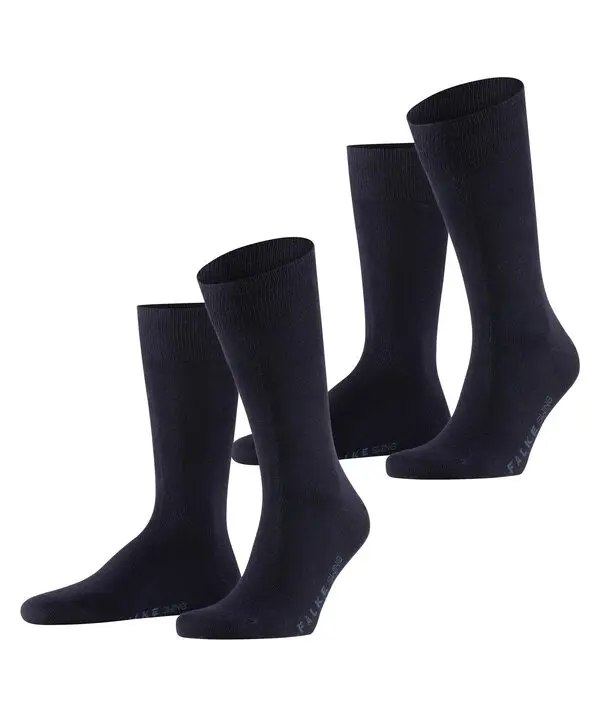 Falke Swing Two-pack Crew Socks - Blue