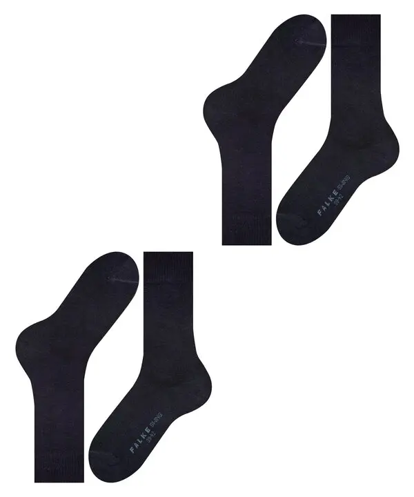 Falke Swing Two-pack Crew Socks - Blue