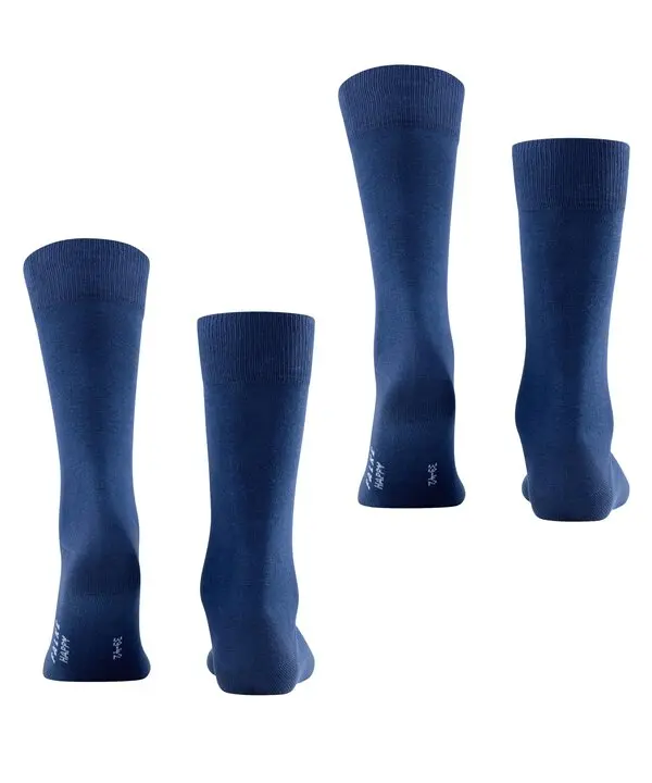 Falke Happy 2-pack Crew Socks - Blue