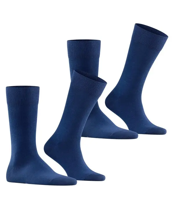 Falke Happy 2-pack Crew Socks - Blue