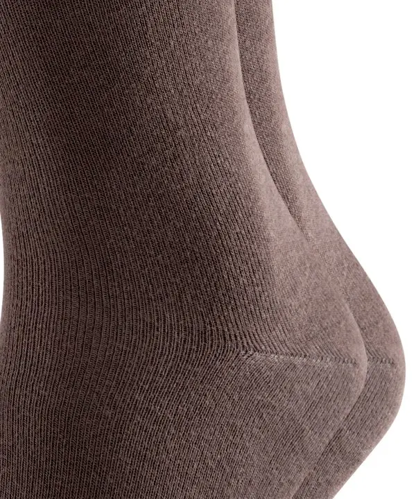 Falke Swing 2-pack Cotton Crew Socks - Brown