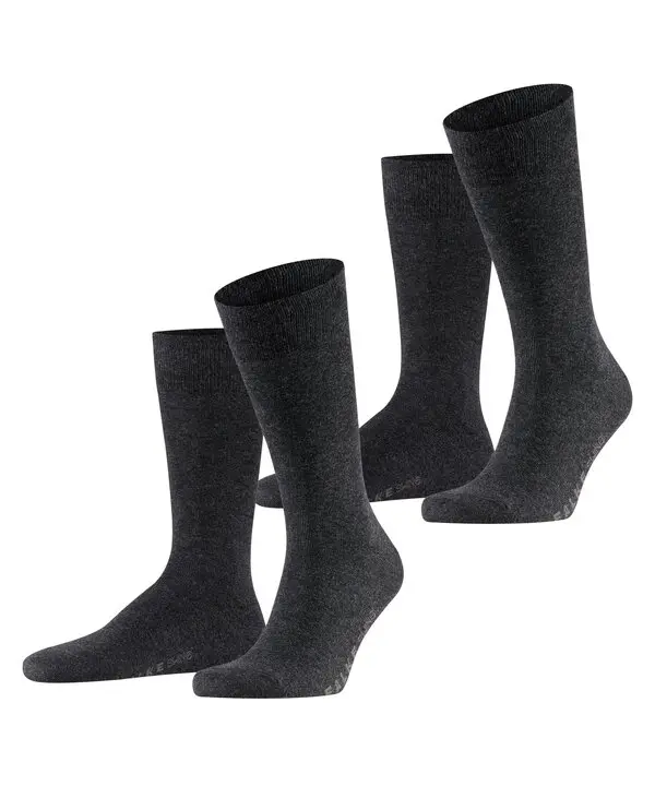Falke Swing Crew Socks 2 Pack - Grey
