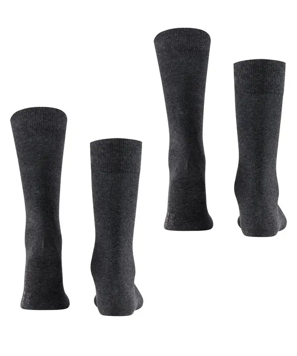Falke Swing Crew Socks 2 Pack - Grey