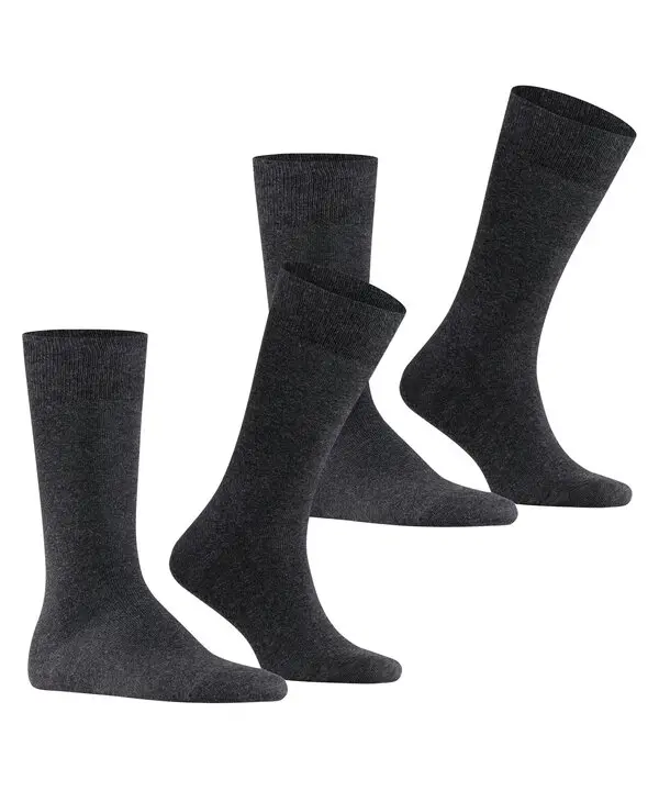 Falke Swing Crew Socks 2 Pack - Grey