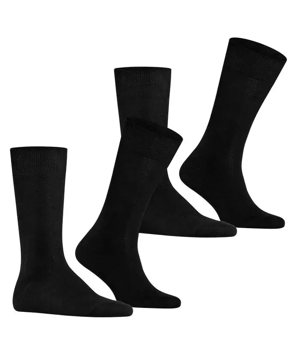 Falke Swing 2-pack Crew Socks - Black