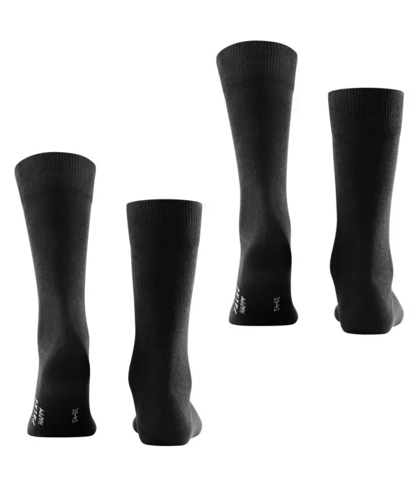 Falke Happy 2-pack Socks - Black